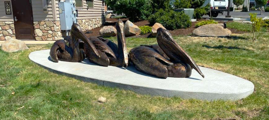 Stefan Savides' sculpture unveiled in Klamath Commons Park | Local News ...