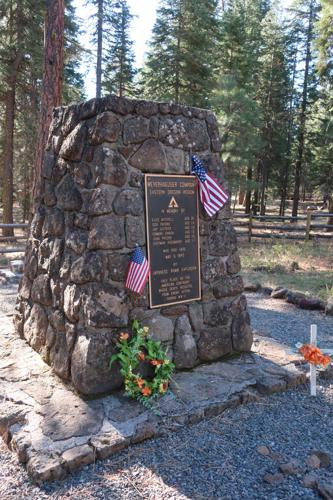 Signs, shrapnel trees at site of WWII explosion fortified against ...