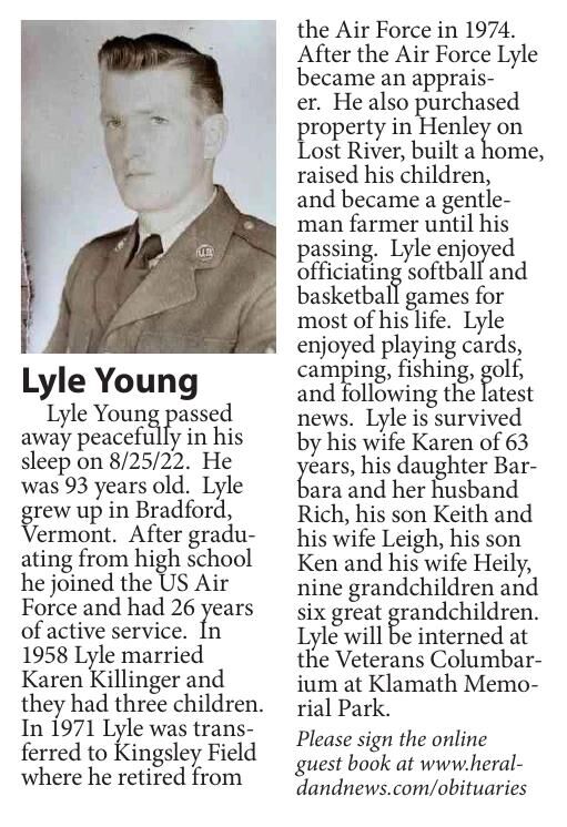 Lyle Young | News | heraldandnews.com
