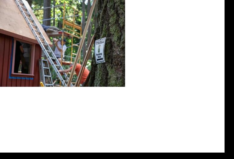 Whimsical giant troll sculptures take shape in Oregon, Washington ...