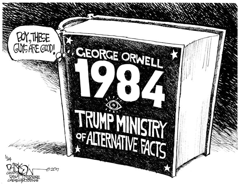 Shades of George Orwell | Cartoons | heraldandnews.com