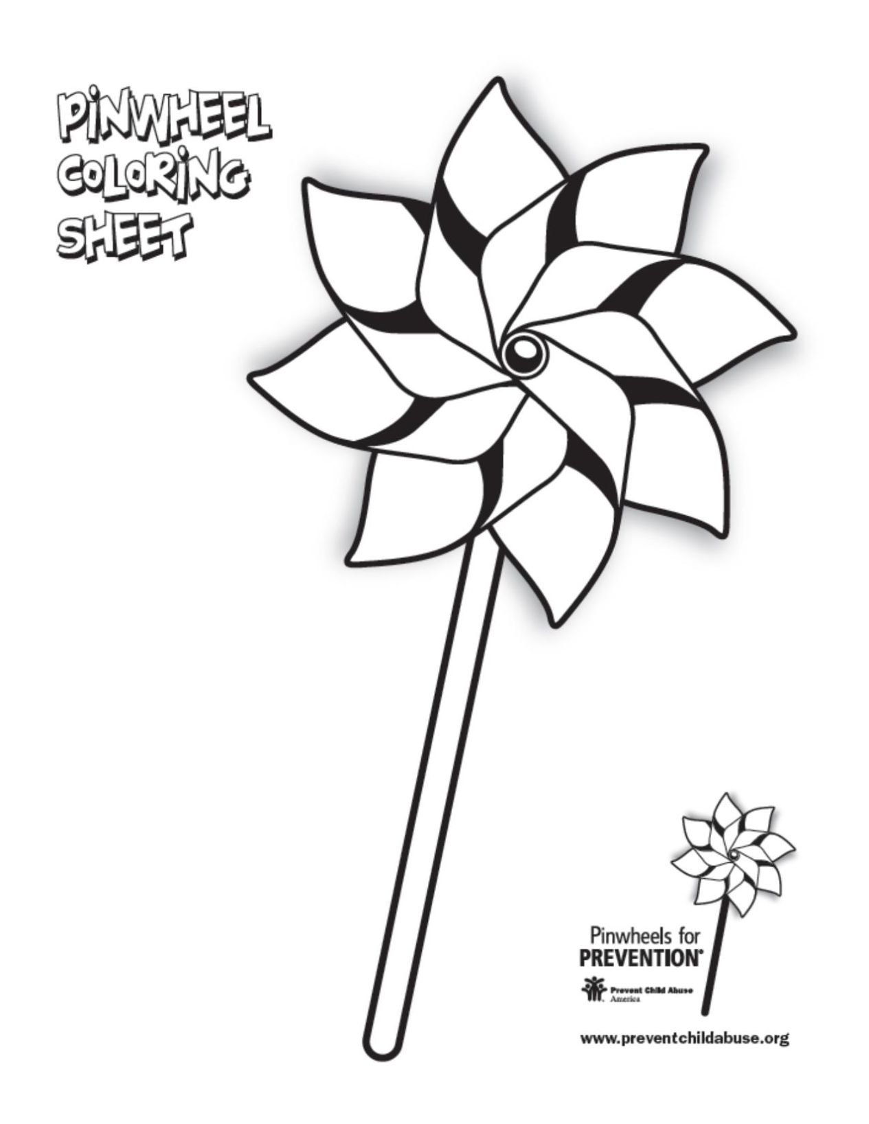 Pinwheel Coloring Contest | | heraldandnews.com