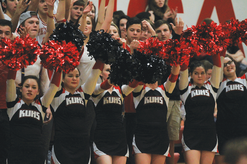 KU CHEERS UP: Program rises to 2 state cheerleading crowns | Email ...