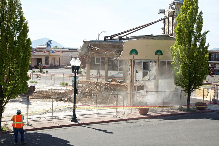 Balsiger facade comes down | Featured | heraldandnews.com