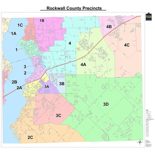 Rockwall County Precinct Map | Election 2018 | heraldbanner.com