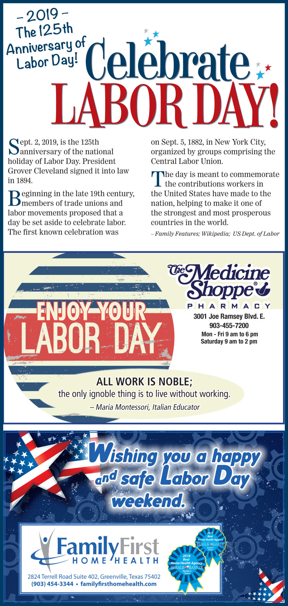 2019 Labor Day | | heraldbanner.com