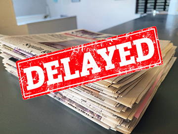 Weather-related delay of Tuesday newspaper | Local News | heraldbanner.com