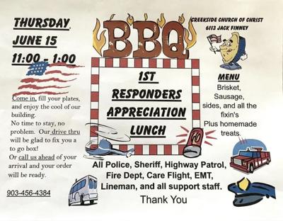 Church to host First Responders Lunch | News | heraldbanner.com