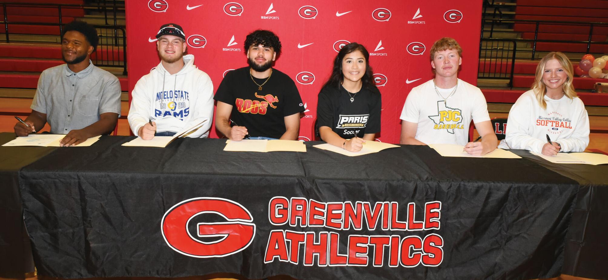 Six Greenville High School student-athletes sign letters of intent ...