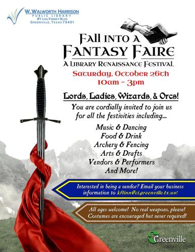 Greenville library hosting Fantasy Faire and masquerade ball next month ...