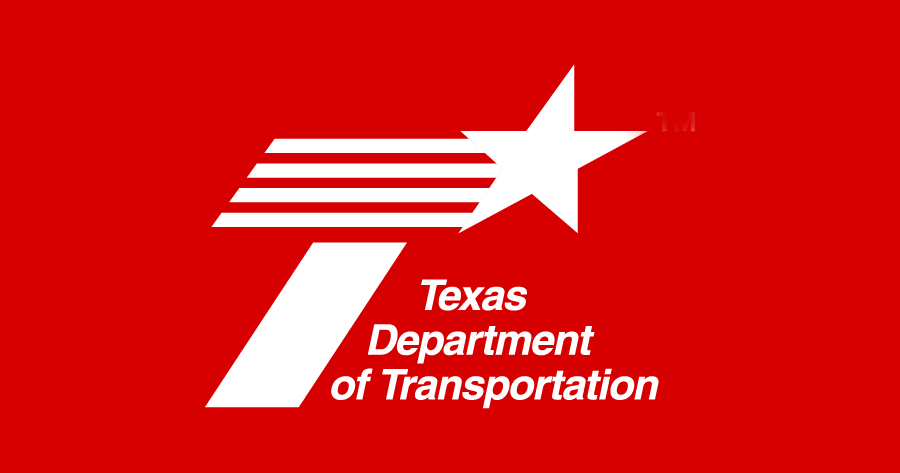 TxDOT white logo on red | | heraldbanner.com