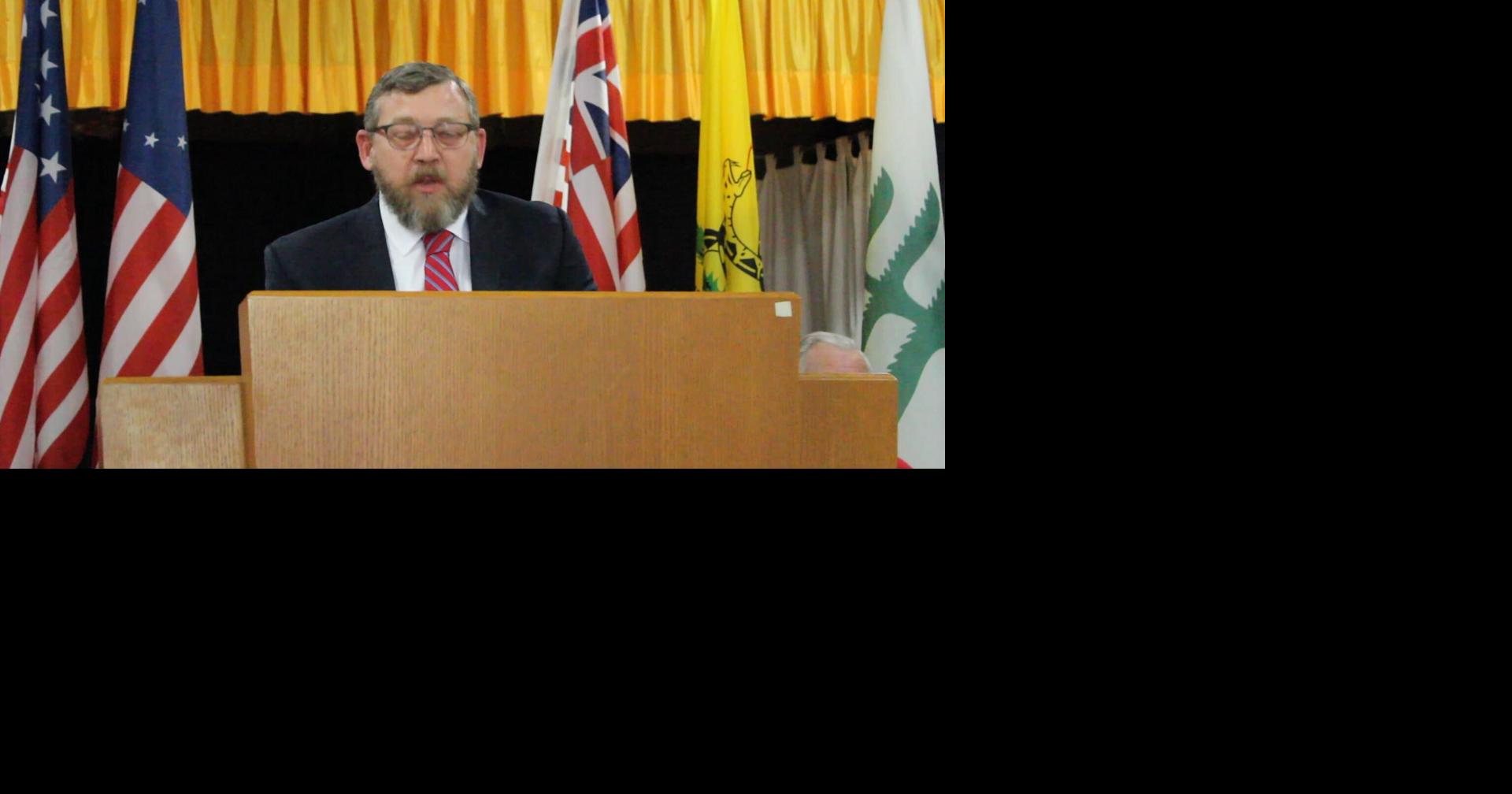 VIDEO: Judge Andrew Bench speaks at annual Flag Day ceremony | News ...