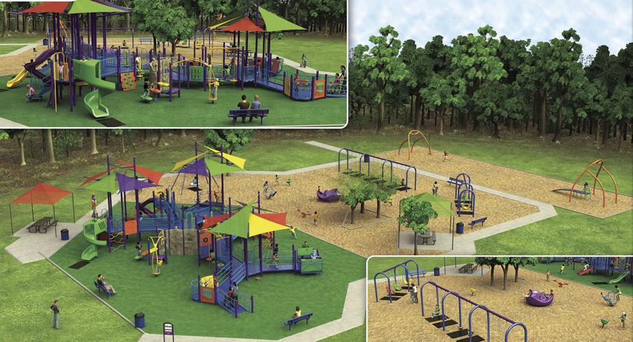 Designs for new playgrounds unveiled for 3 Greenville parks | Local ...