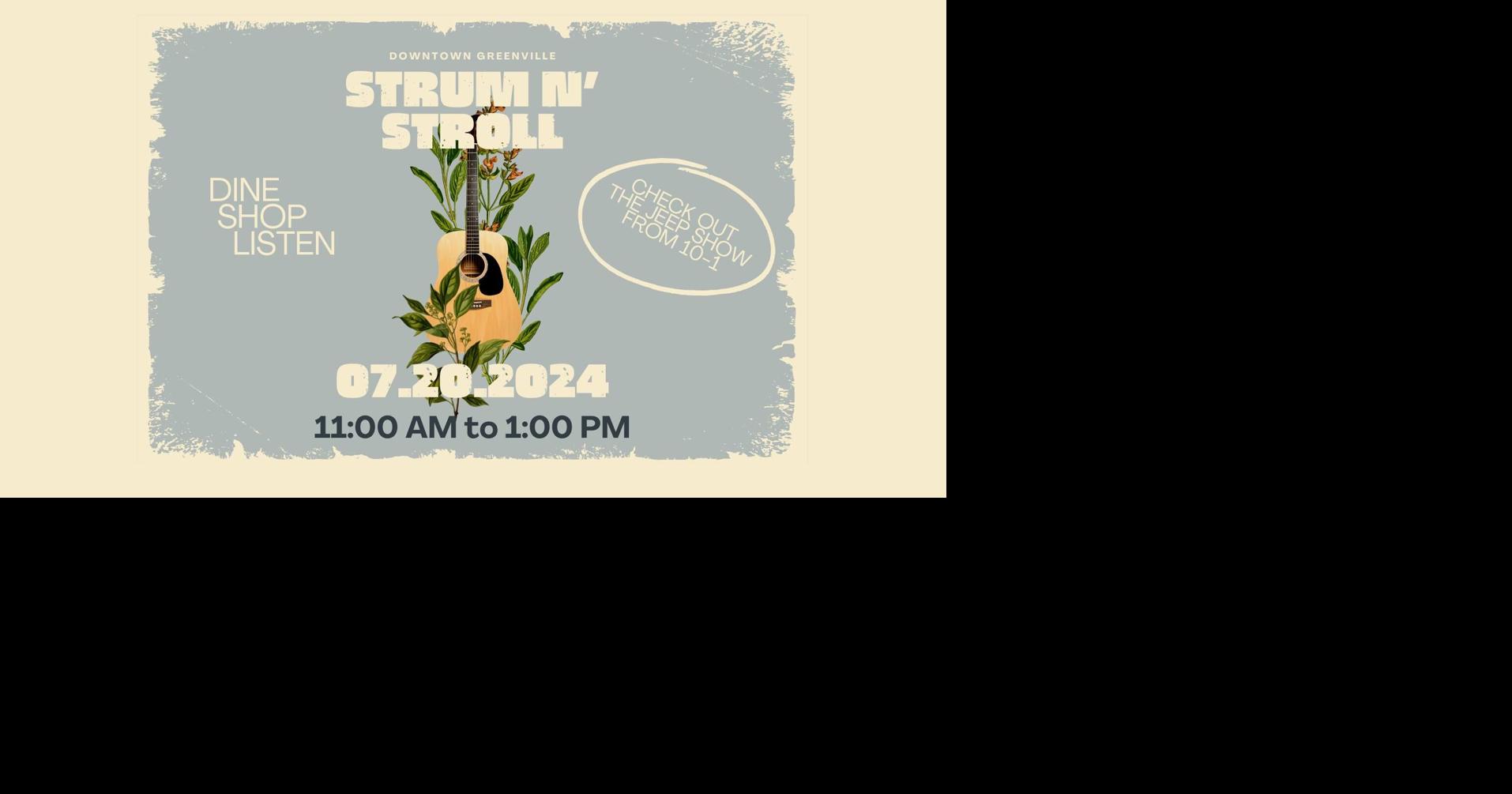 First ever Strum n' Stroll to add acoustic music to Saturday shopping ...