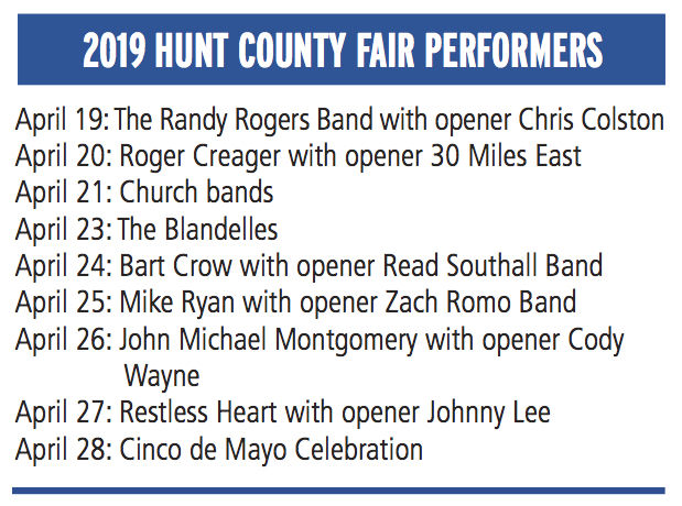 Randy Rogers Band kicks off Hunt County Fair Friday, week before new ...