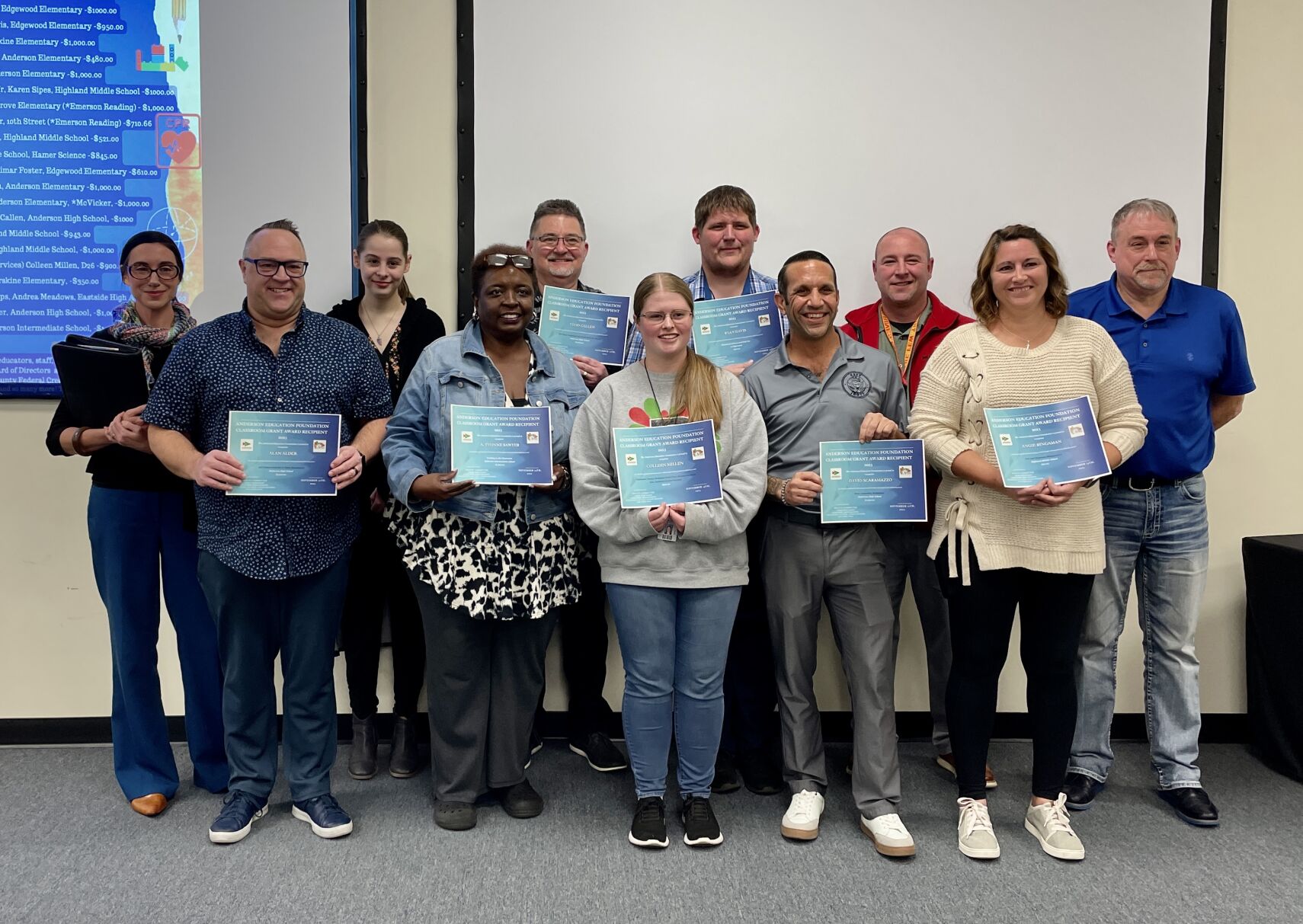 Anderson Community Schools teachers honored with classroom grants | Local News | heraldbulletin.com