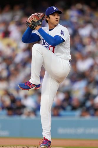 Ohtani fumes through 6 no-hit innings as two-way superstar battles ...