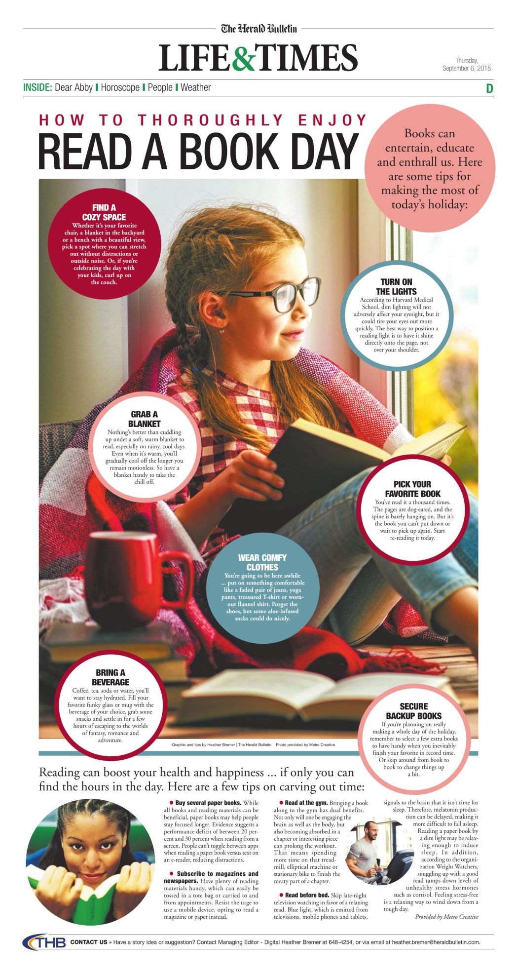 How to thoroughly enjoy Read A Book Day | MAD Life | heraldbulletin.com