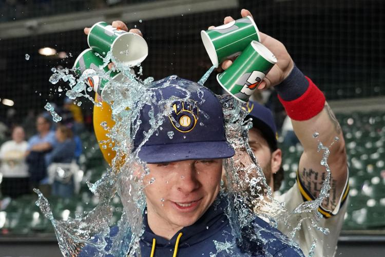 Kyle Harrison strikes out 12, Jake Bauers homers as surging Brewers top ...