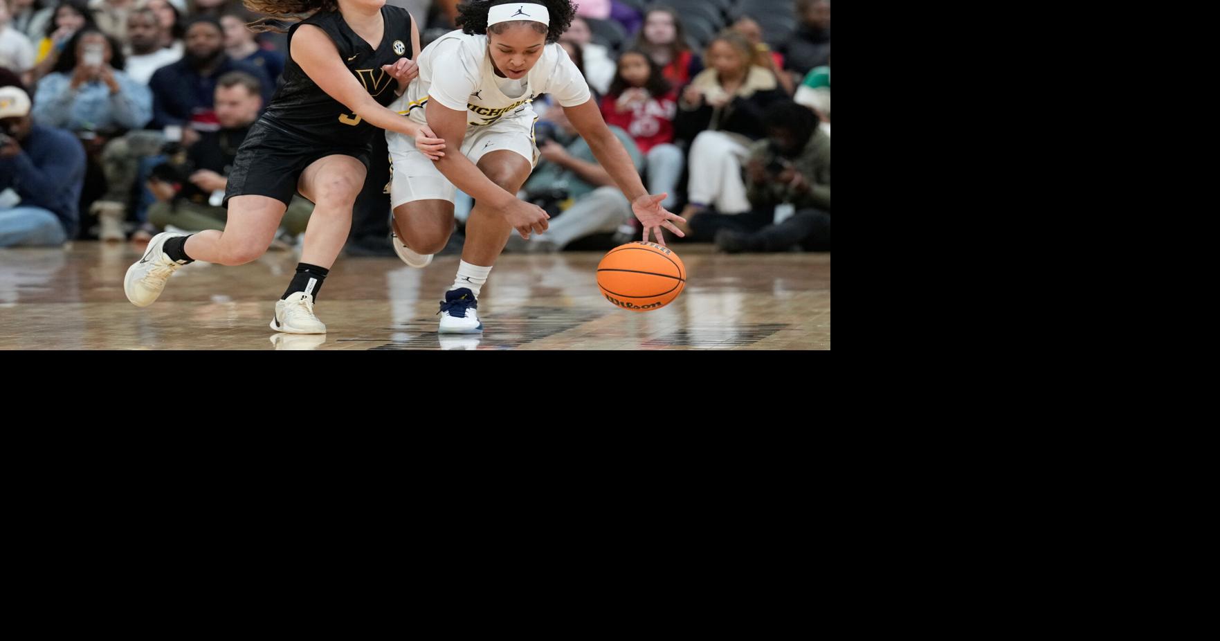 Aubrey Galvan's 20 points help No. 5 Vanderbilt hold off No. 7 Michigan ...