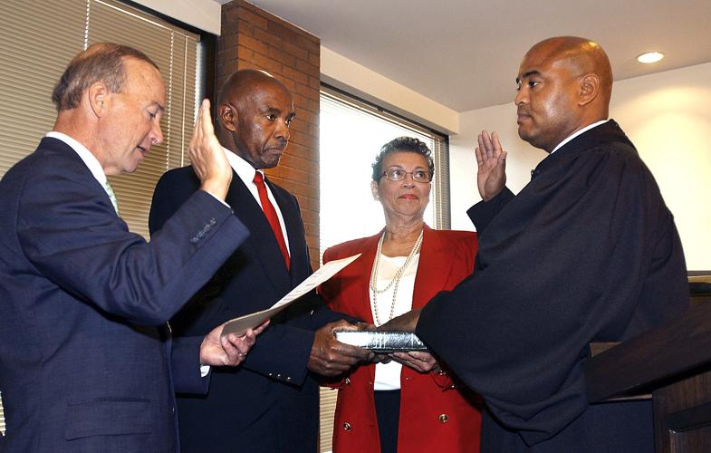 Pyle sworn in by governor as county judge | Local News | heraldbulletin.com