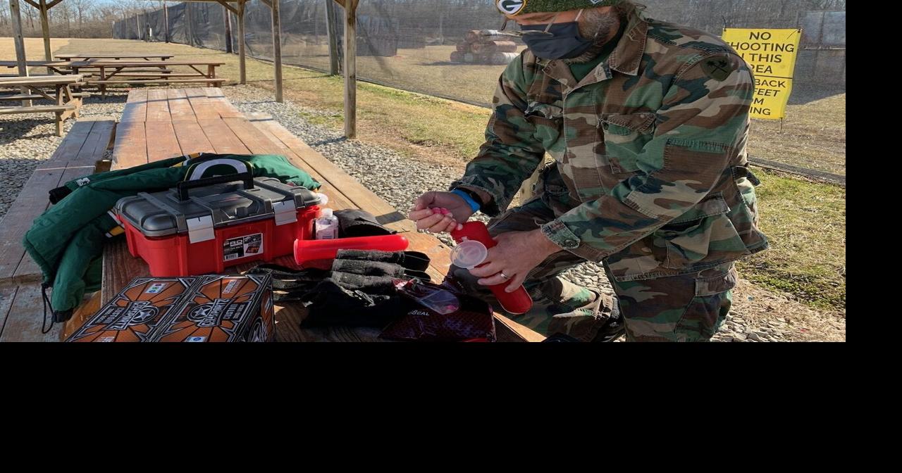 Paintball enthusiasts shrug off cold for day of friendly competition ...