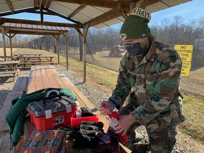 Paintball enthusiasts shrug off cold for day of friendly competition ...
