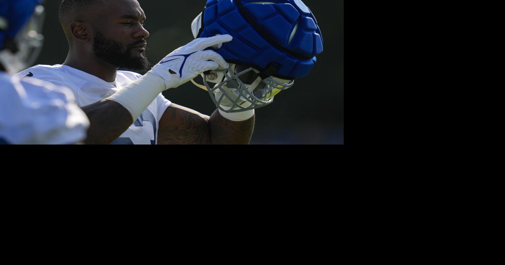 Leonard makes emotional return on opening day of Colts Camp | Colts ...