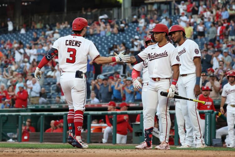 García and Crews key 5-run 5th inning as Nationals beat Royals 7-3 ...