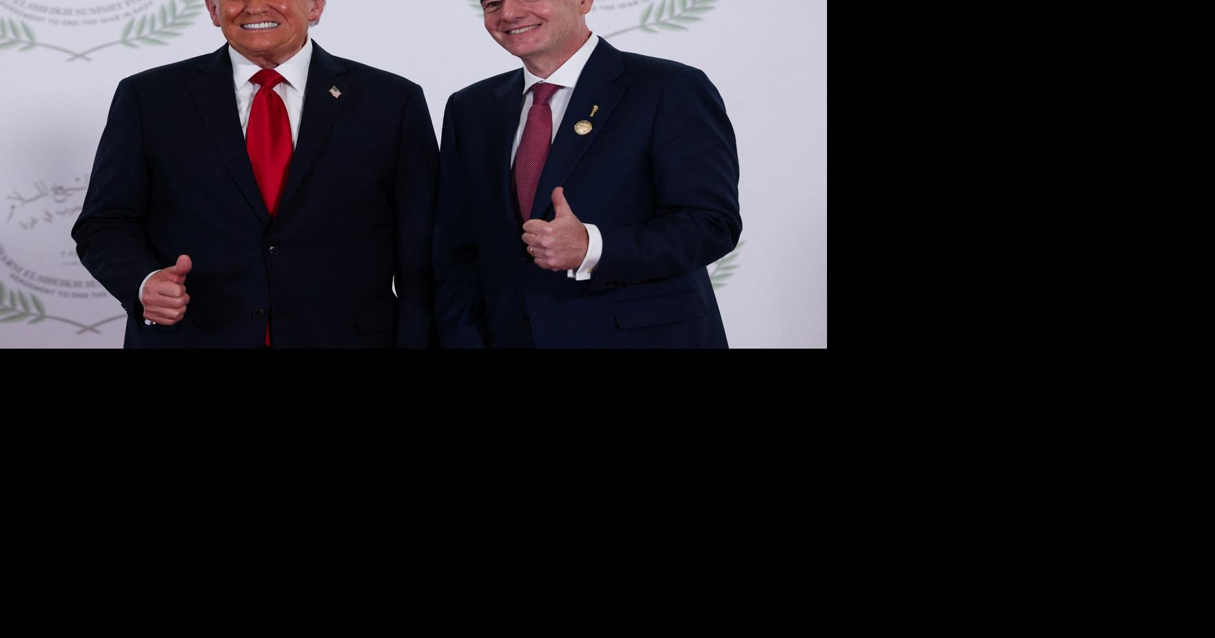 Infantino says 'you will see' at World Cup draw if Trump receives new ...