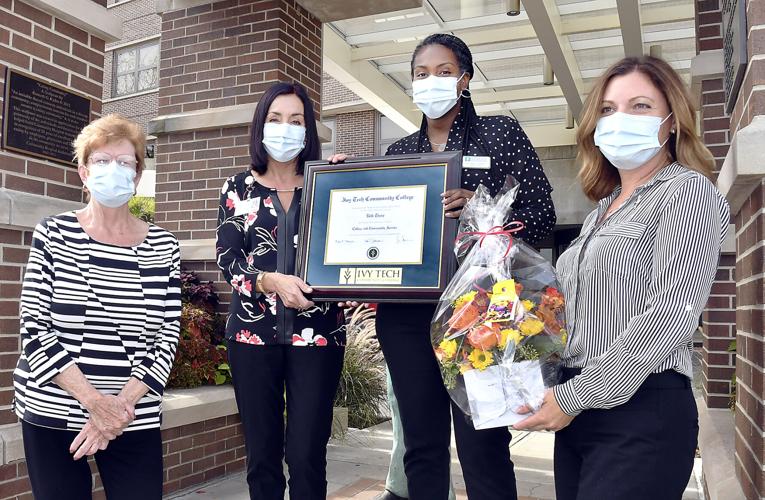 Tharp surprised, gratified to receive honorary Ivy Tech degree | Local ...
