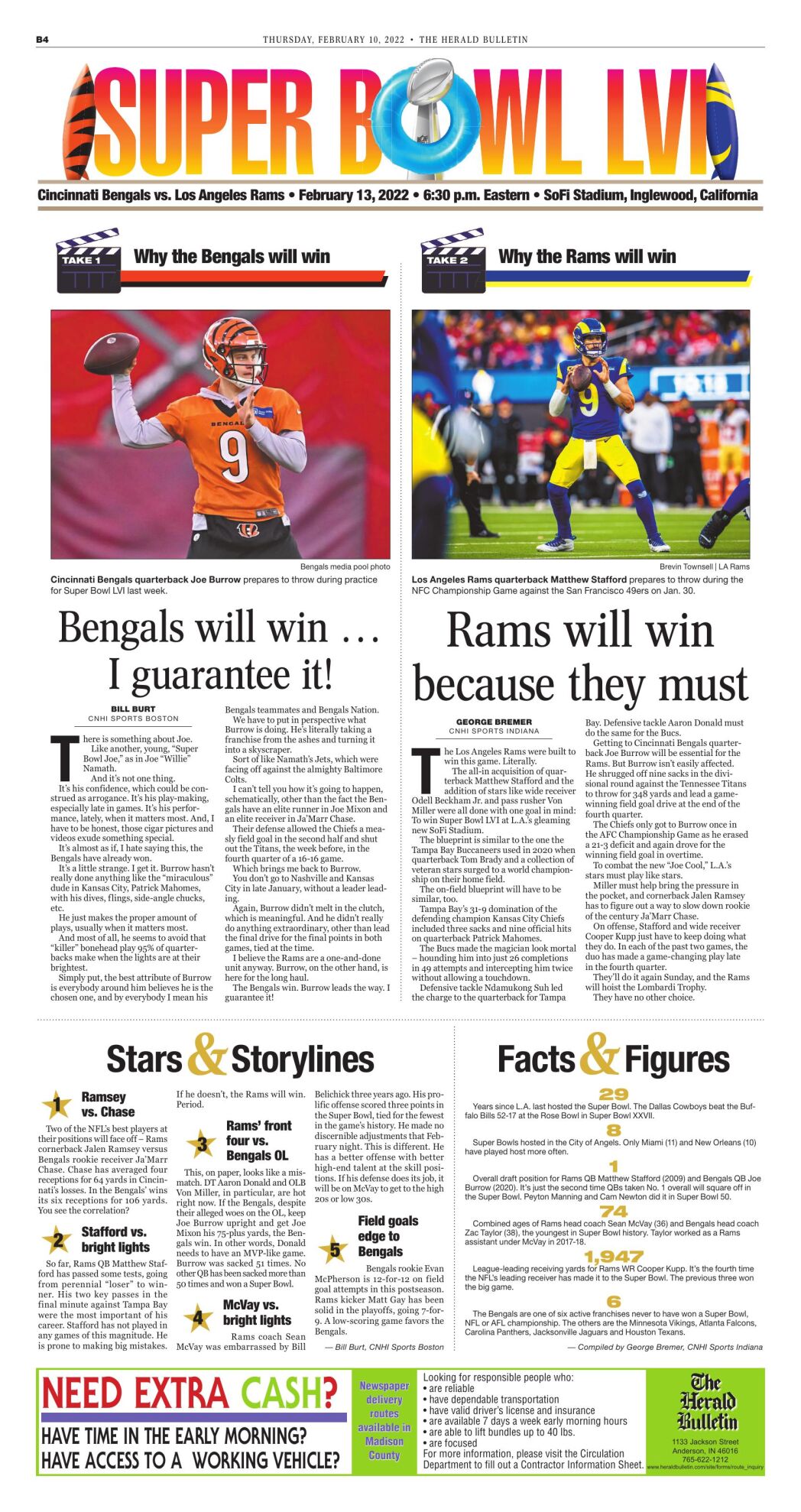 GRAPHIC: Super Bowl LVI | | heraldbulletin.com