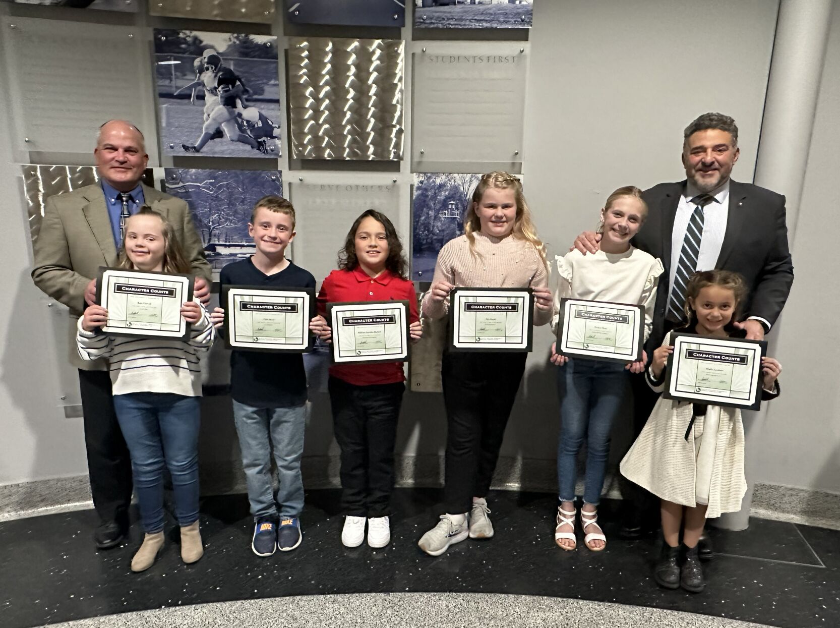Students receive Character Counts awards at South Madison Board of ...