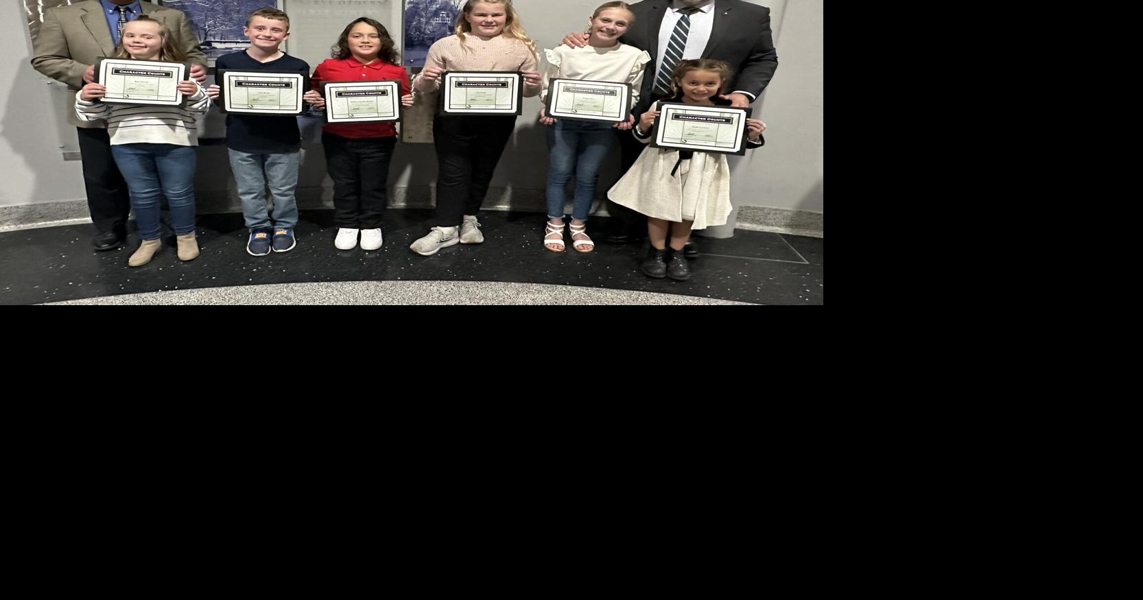 Students receive Character Counts awards at South Madison Board of Trustees meeting | Local News ...