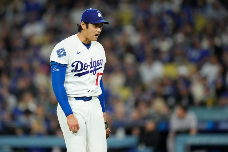 Ohtani fumes through 6 no-hit innings as two-way superstar battles ...