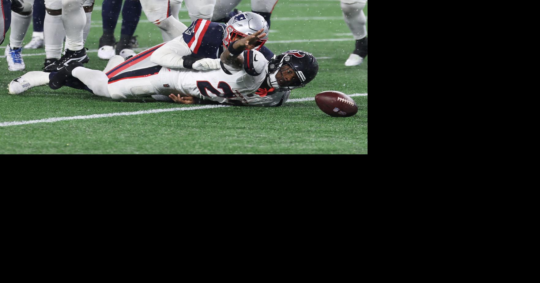 Patriots emerge from turnover battle to beat Texans; Rams win OT ...