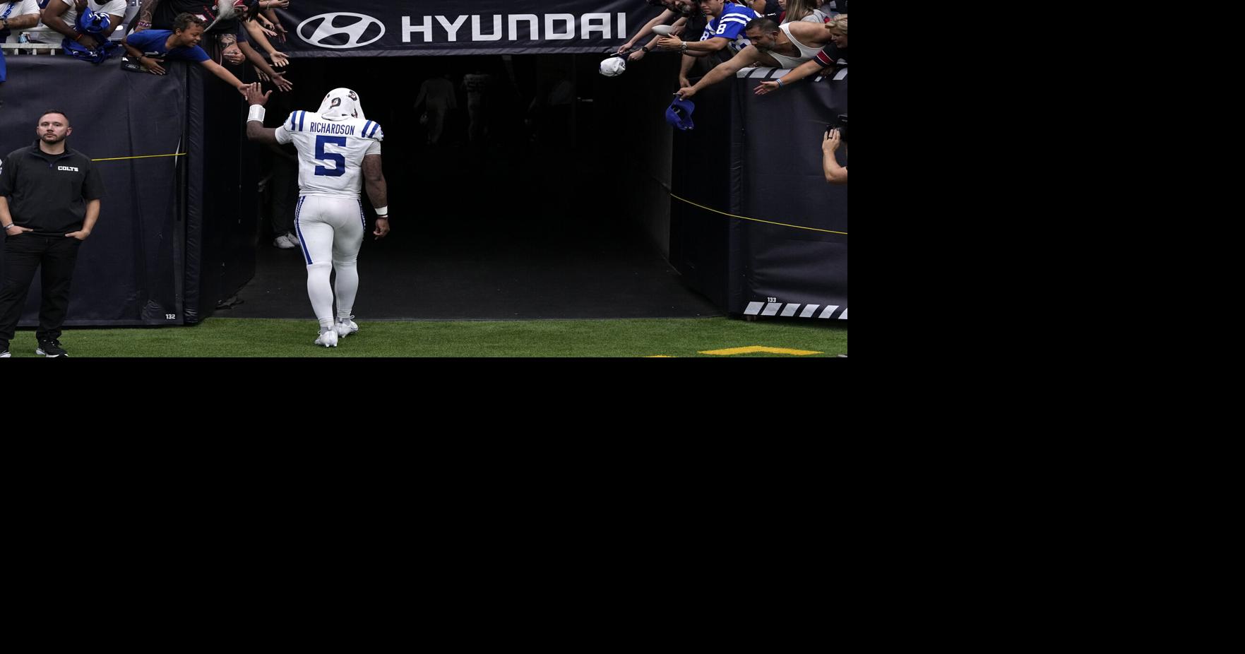 Colts QB Richardson's future in flux after benching | Colts ...