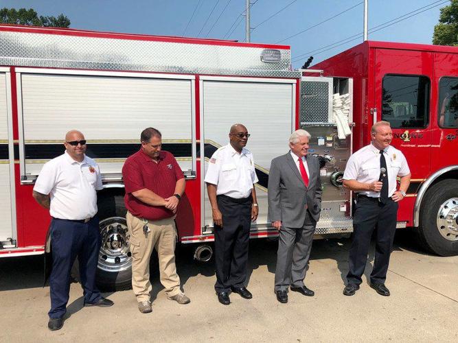 Firefighters follow tradition with new truck | Local News ...