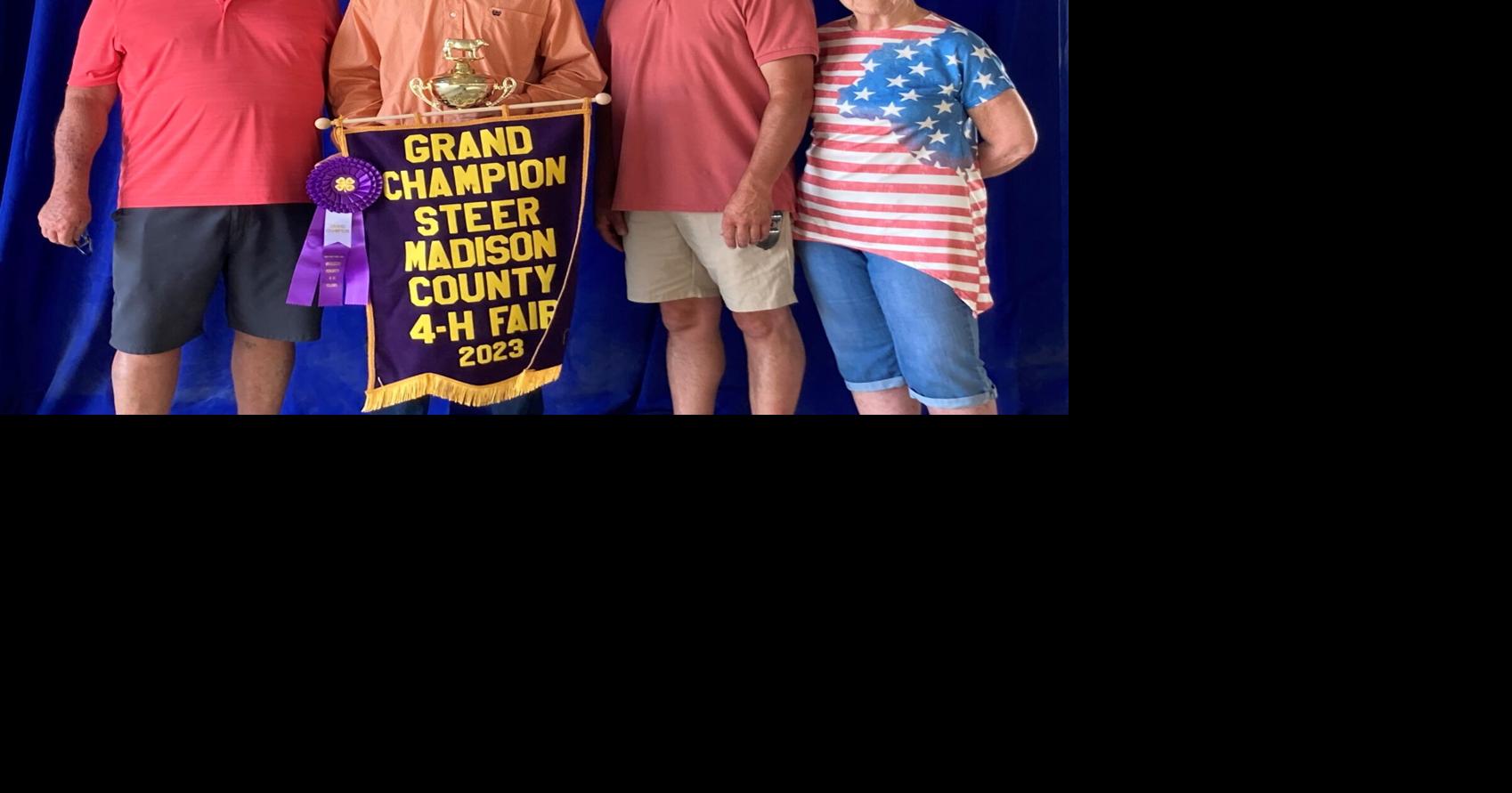 Clevenger family celebrates first Grand Champion steer in 72 years of 4 ...