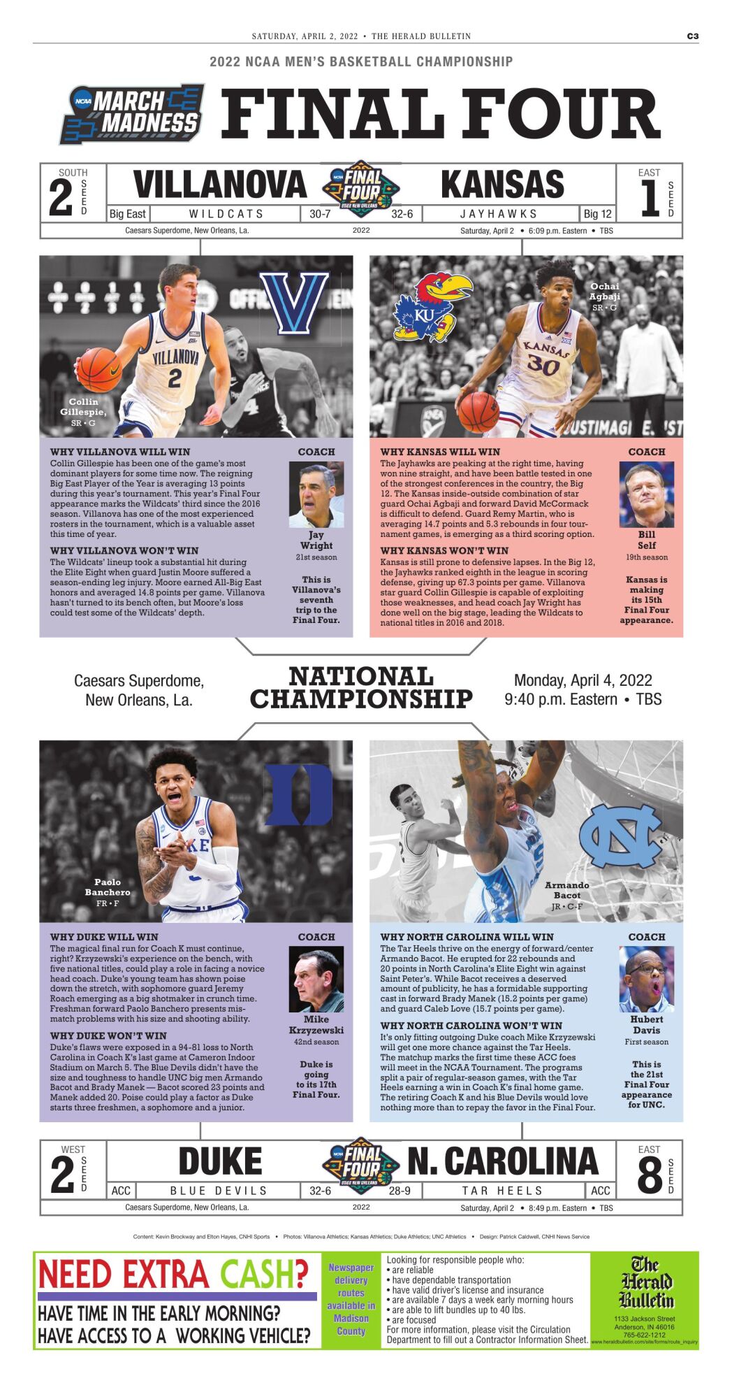 GRAPHIC: Men's Final Four | | heraldbulletin.com