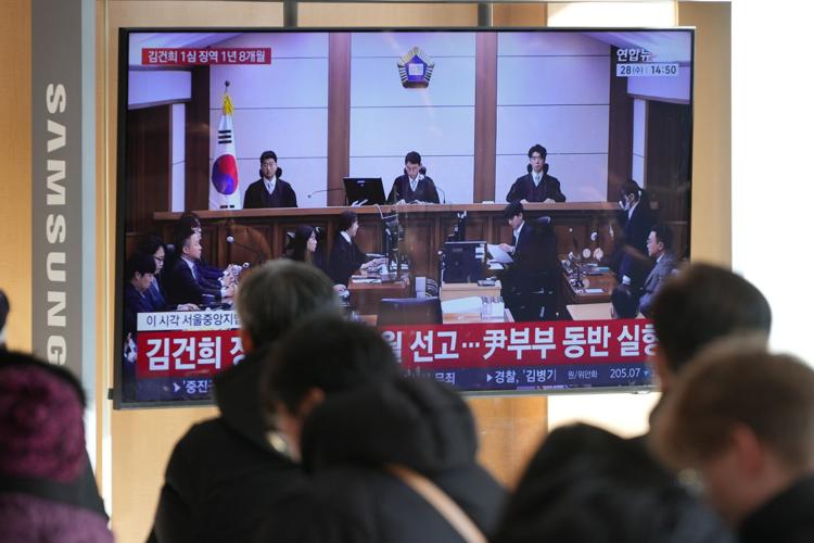 South Korea's former first lady sentenced to 20 months in prison for ...
