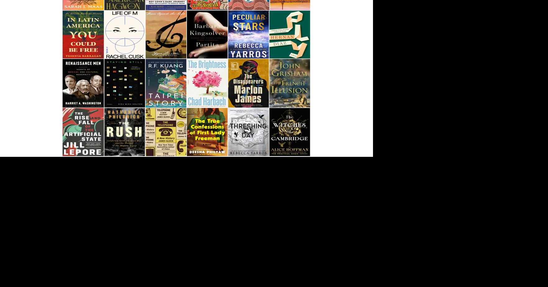 Fall books: Fiction takes the spotlight in bookstores during the ...