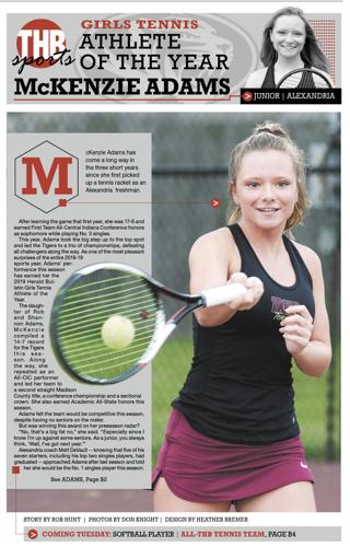 Girls Tennis Athlete of the Year | Athletesoftheyear | heraldbulletin.com