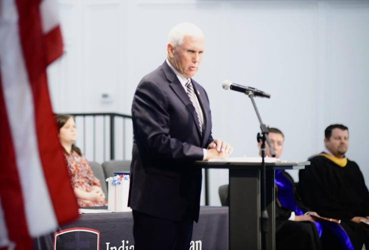 Pence encourages ICA graduates to take leadership roles with servant's ...