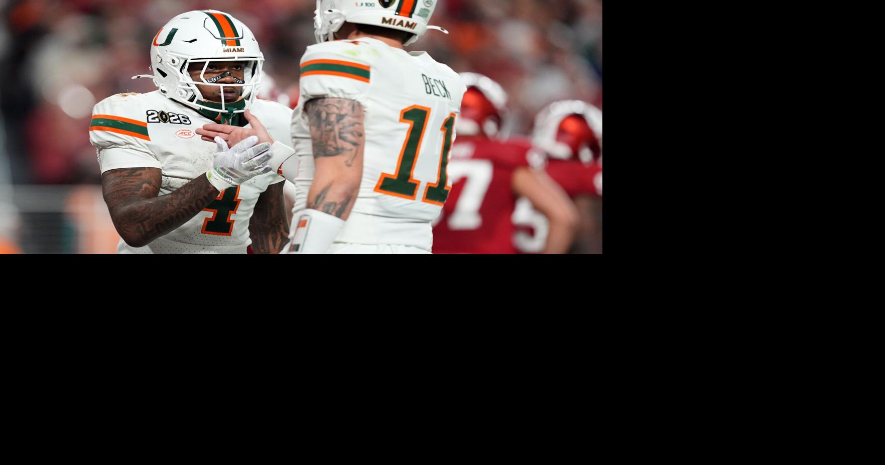 Carson Beck on his year at Miami: 'This university truly saved me ...