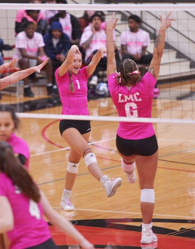 LMC clinches conference volleyball championship with hard-fought win ...