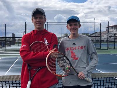 Tyler and Landon Coates: Brother tandem leads Lakeshore tennis | Local ...