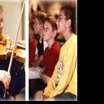 LEFT: Sean Sinnett of Richland Center, Wisc., plays the violin during ...
