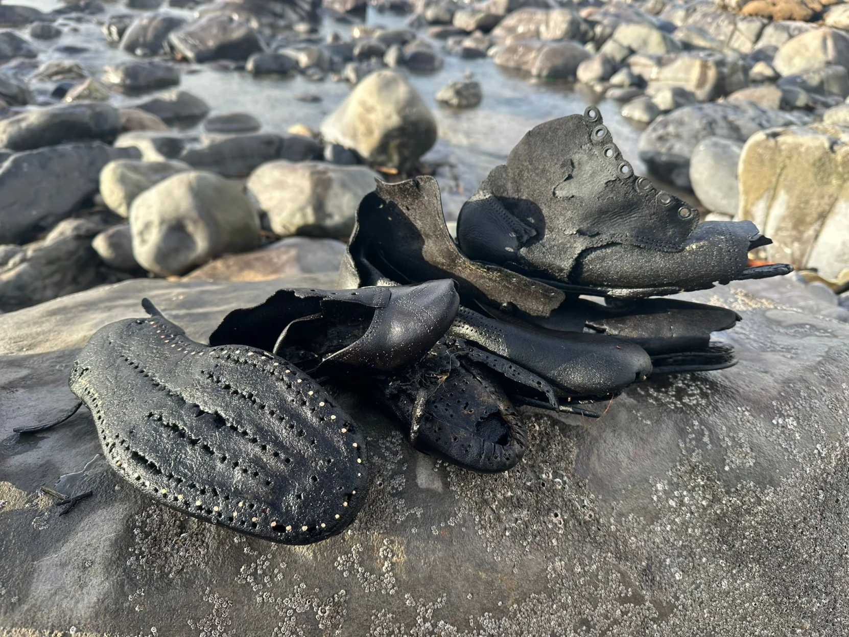 Mystery of ‘Victorian’ shoes washing up on shore takes new twist ...