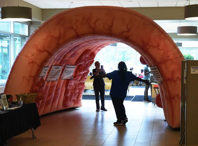 InterCare Community Health Network displays inflatable colon for ...